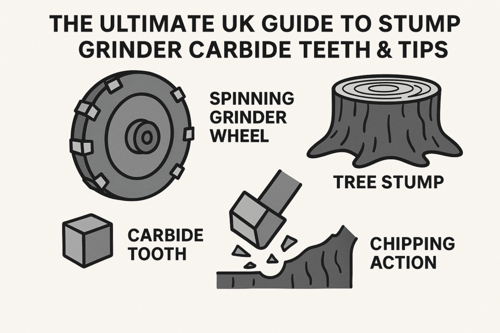 The Ultimate UK Guide to Stump Grinder Carbide Teeth & Tips ...